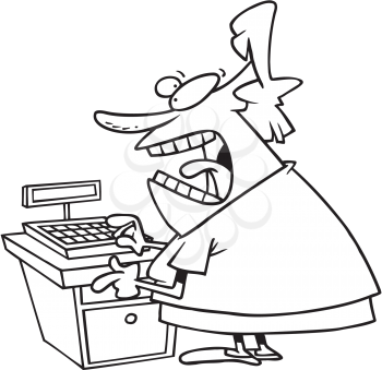 Frazzled Individual Clipart